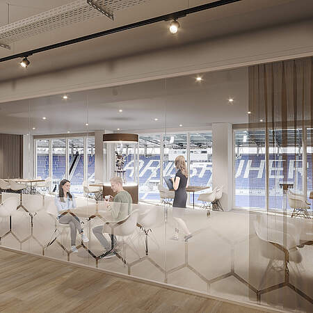 Die neue Premium Center Loge im BBBank Wildpark: KSC - MEINE HEIMAT.