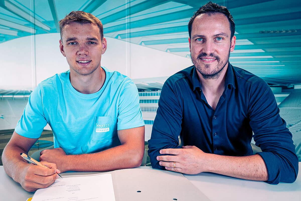 Tempo für die Außenbahn: Lasse Günther verstärkt die linke KSC-Seite ...