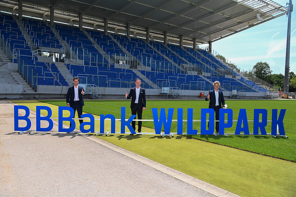 BBBank Wildpark: Neuer Name für das Wildparkstadion: KSC - MEINE HEIMAT.
