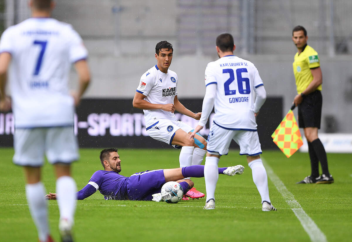 Dima, Baba und Dirk vor Rückkehr in den Wildpark: KSC - MEINE HEIMAT.
