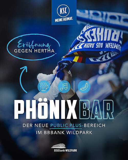 KSC eröffnet mit der "PhönixBar" neuen PublicPlus-Bereich: KSC - MEINE ...