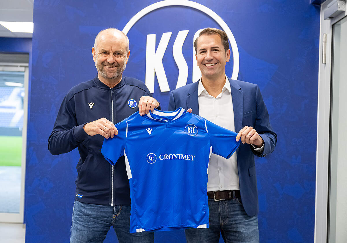 CRONIMET engagiert sich verstärkt beim KSC-Nachwuchs und bekräftigt ihr ...
