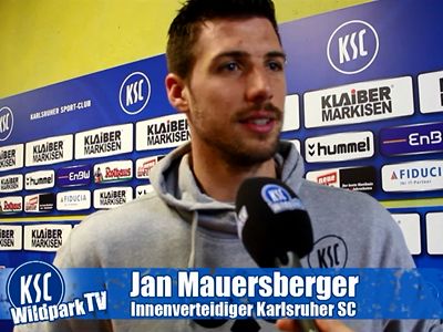 Mauersberger vor dem Spiel in Köln: KSC - MEINE HEIMAT.